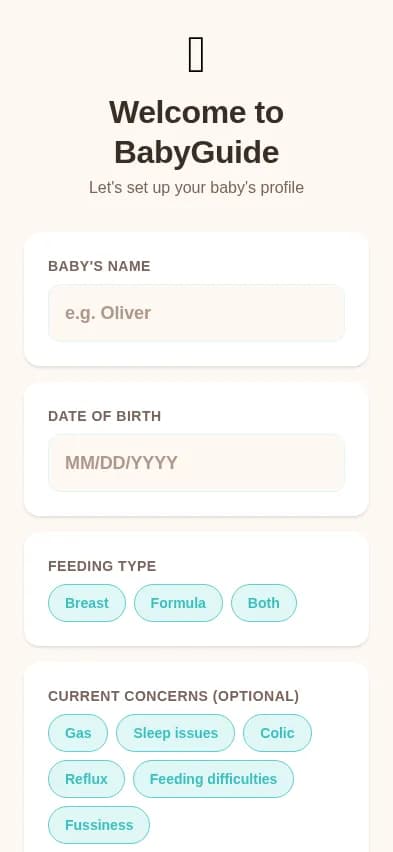 BabyGuide Parenting App