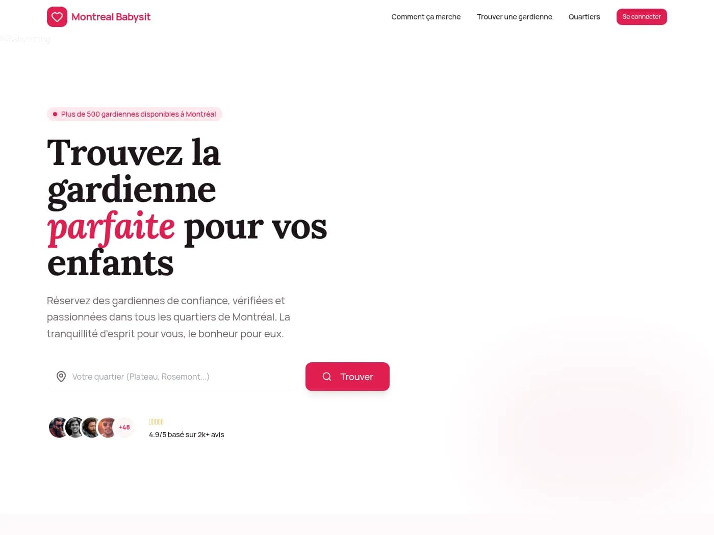 Montreal Babysit Connect