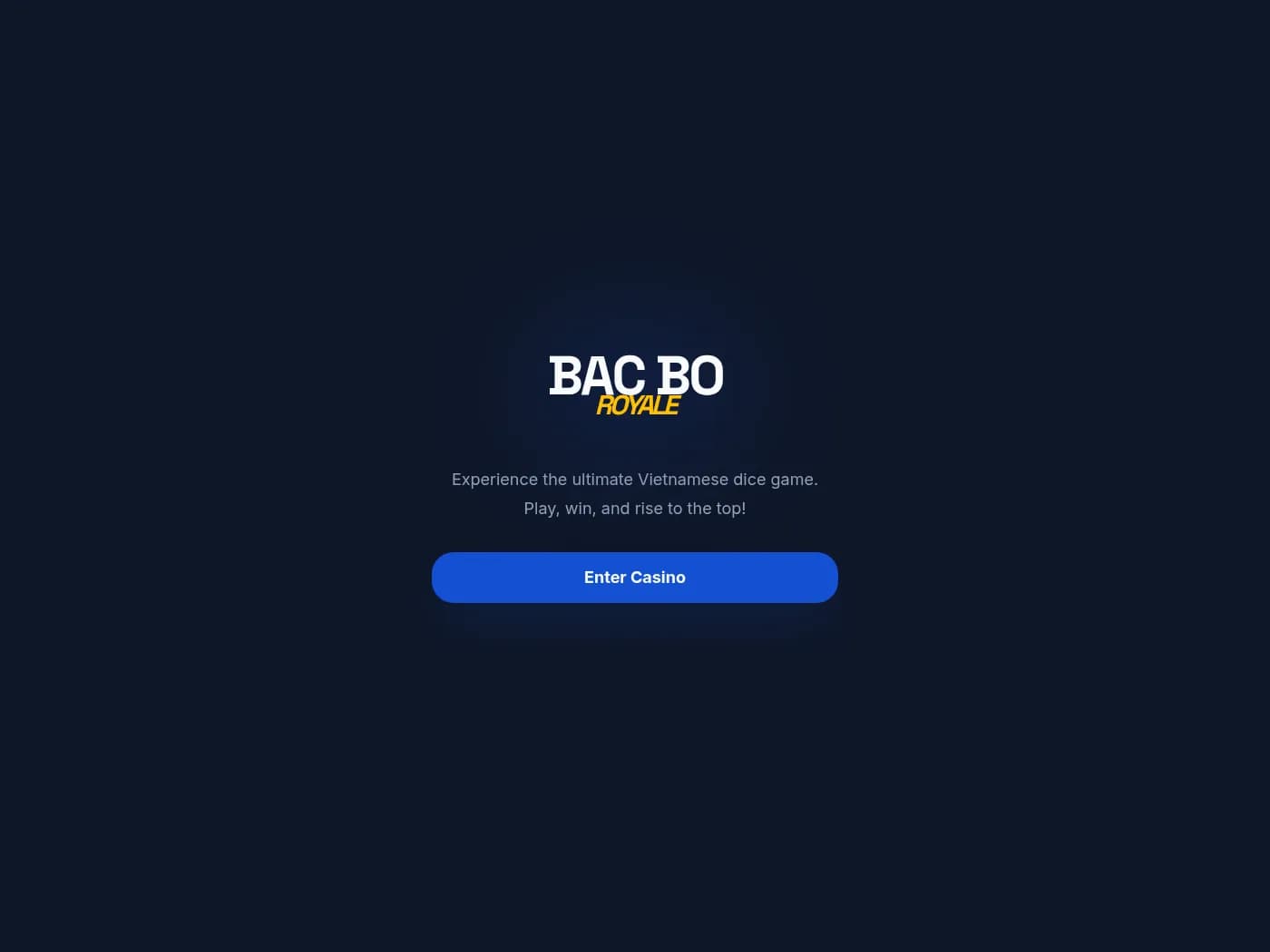 Bac Bo Dice Game