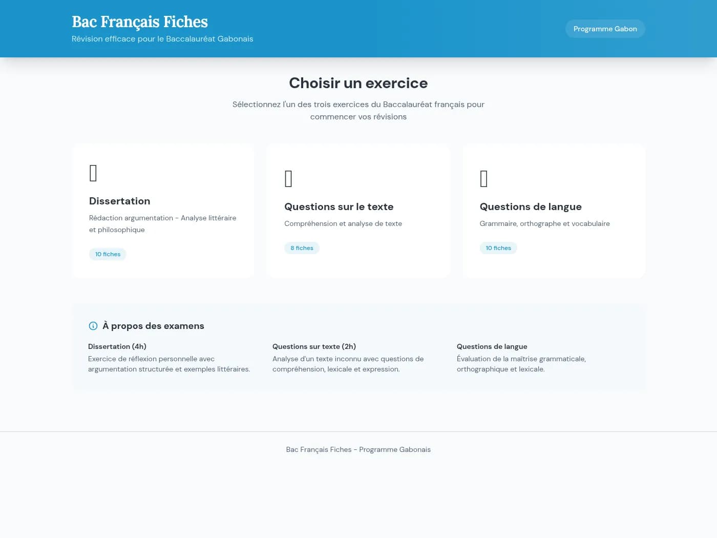 Bac Français Fiches