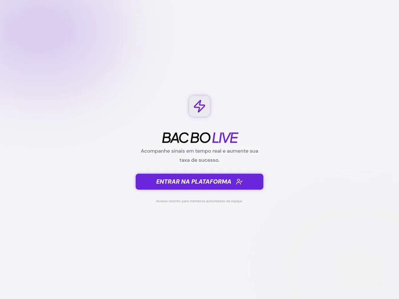 Bac Bo Sinal Live