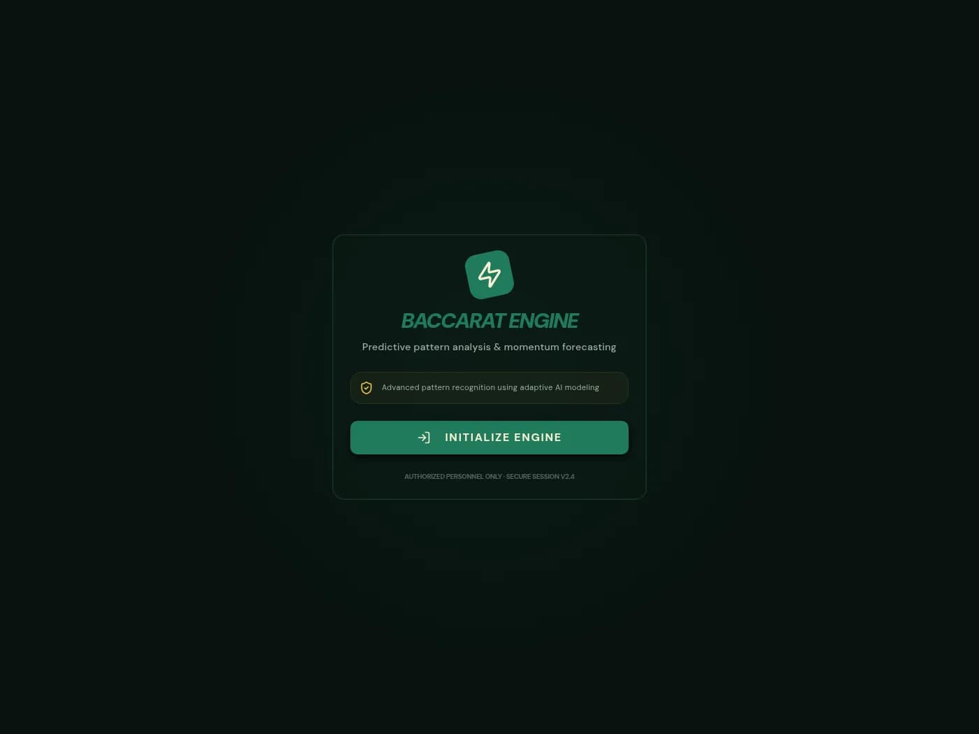 Baccarat Insight Engine