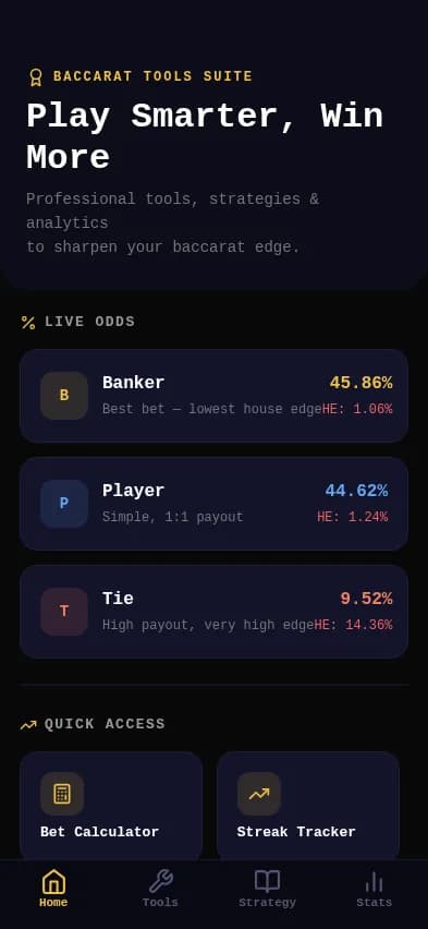 Baccarat Tools Suite