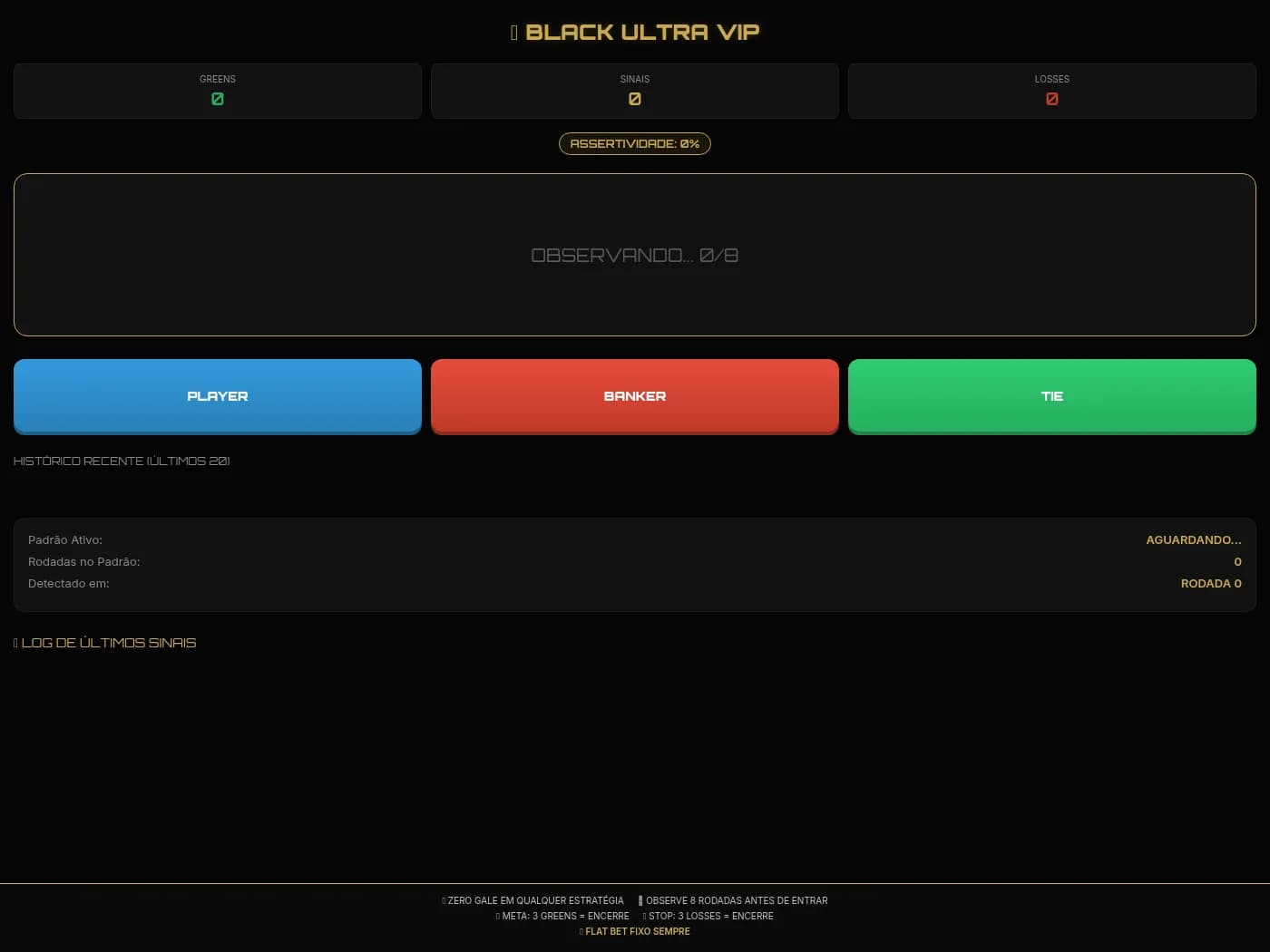 Baccarat Black Ultra Signals