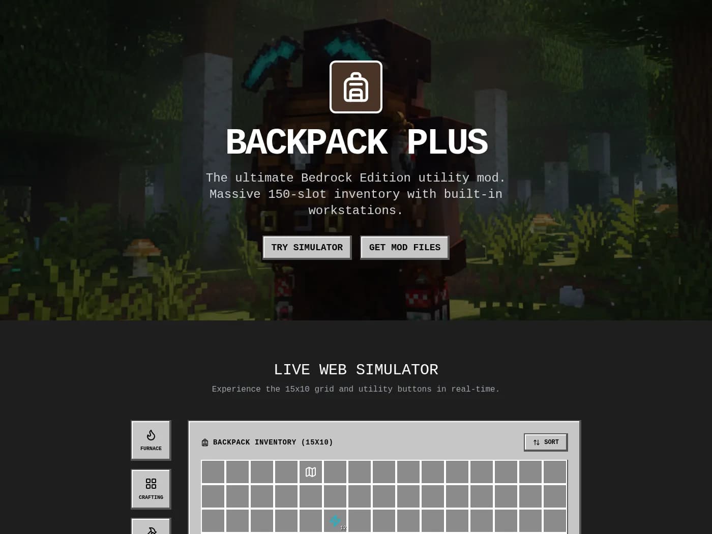 Backpack Plus Mod