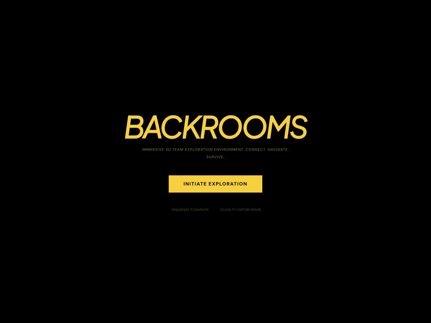 Backrooms 3D Explorer