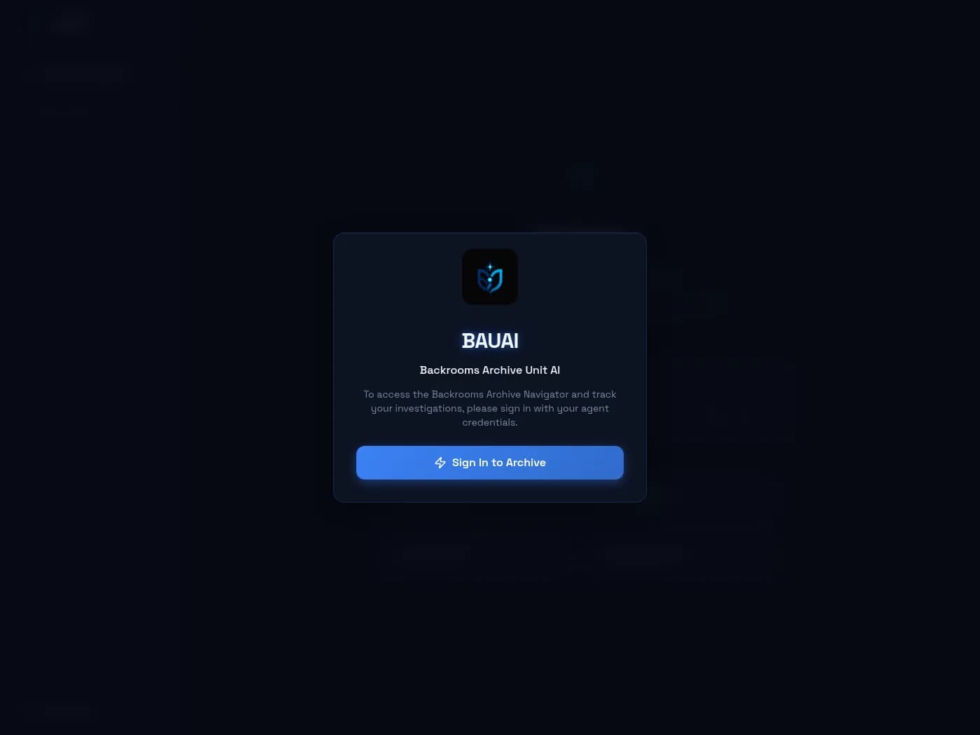 Backrooms AI Navigator