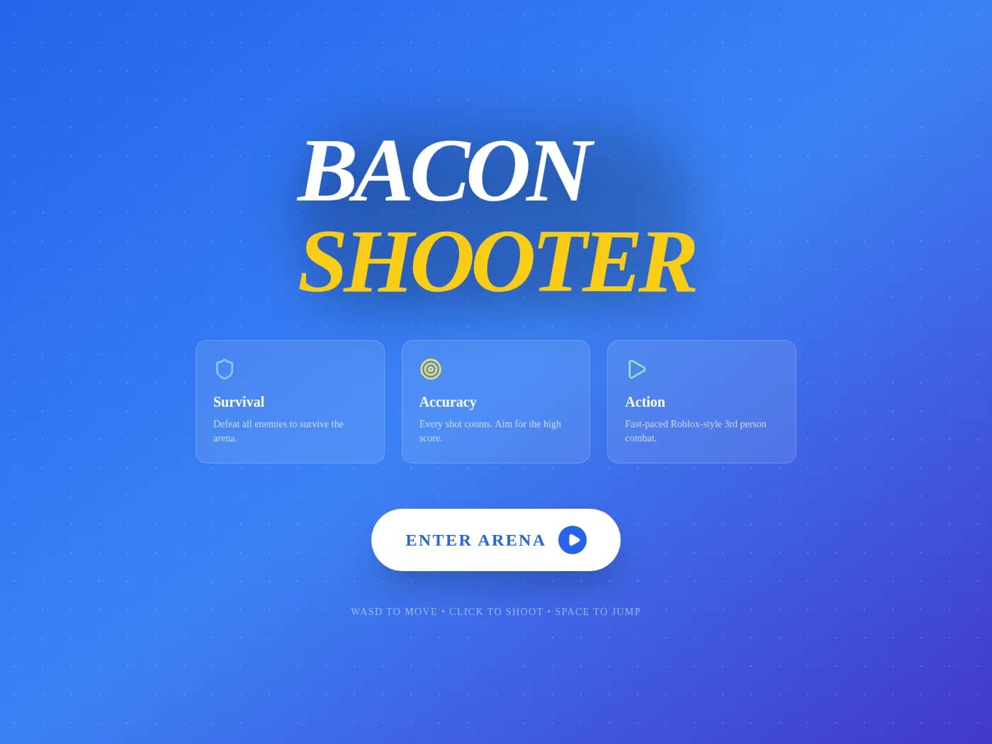 Bacon Third-Person Shooter