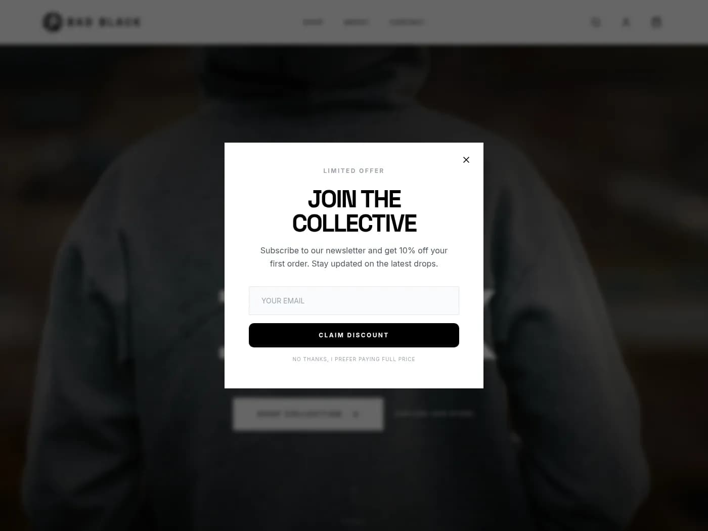 Bad Black eCommerce