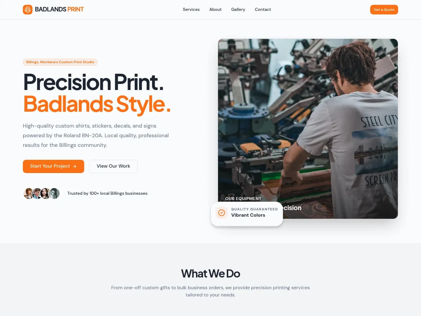 Badlands Print Studios Site