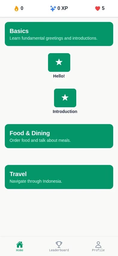 Bahasa indonesia language app