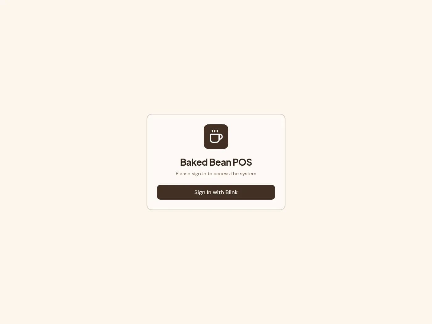 Baked Bean POS