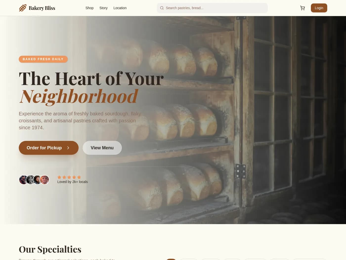 Bakery Bliss Webstore