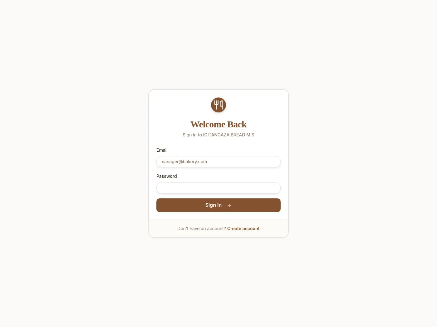 Bakery Insight MIS