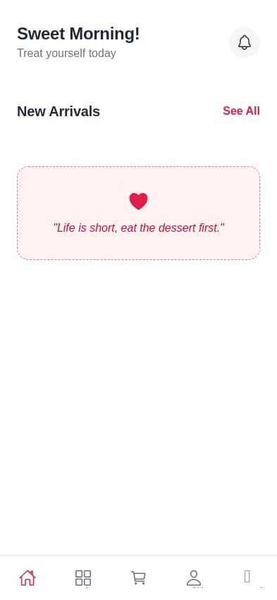 SweetBite Bakery App