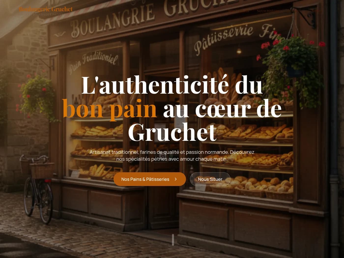 Gruchet Bakery Showcase