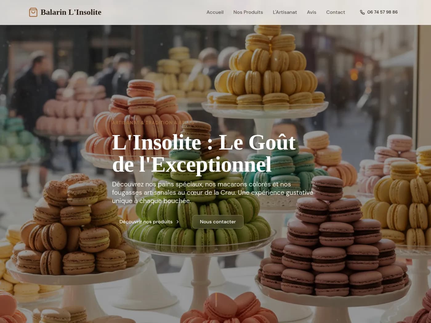 Boulangerie Vitrine Pro