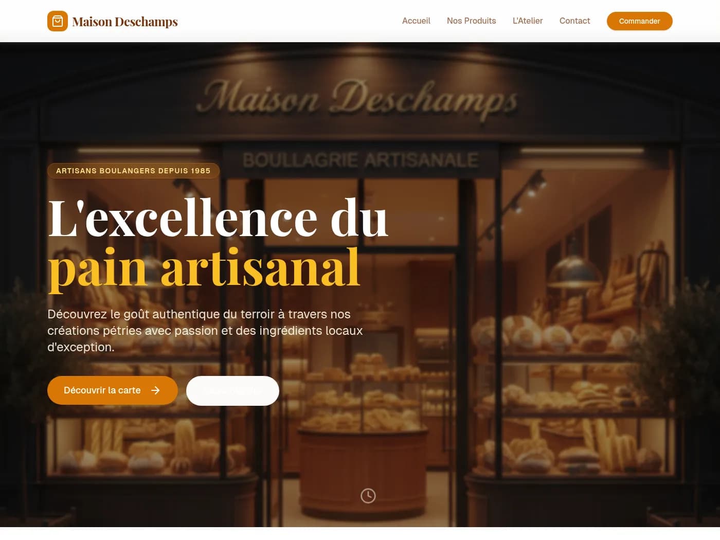 Bakery Showcase Site
