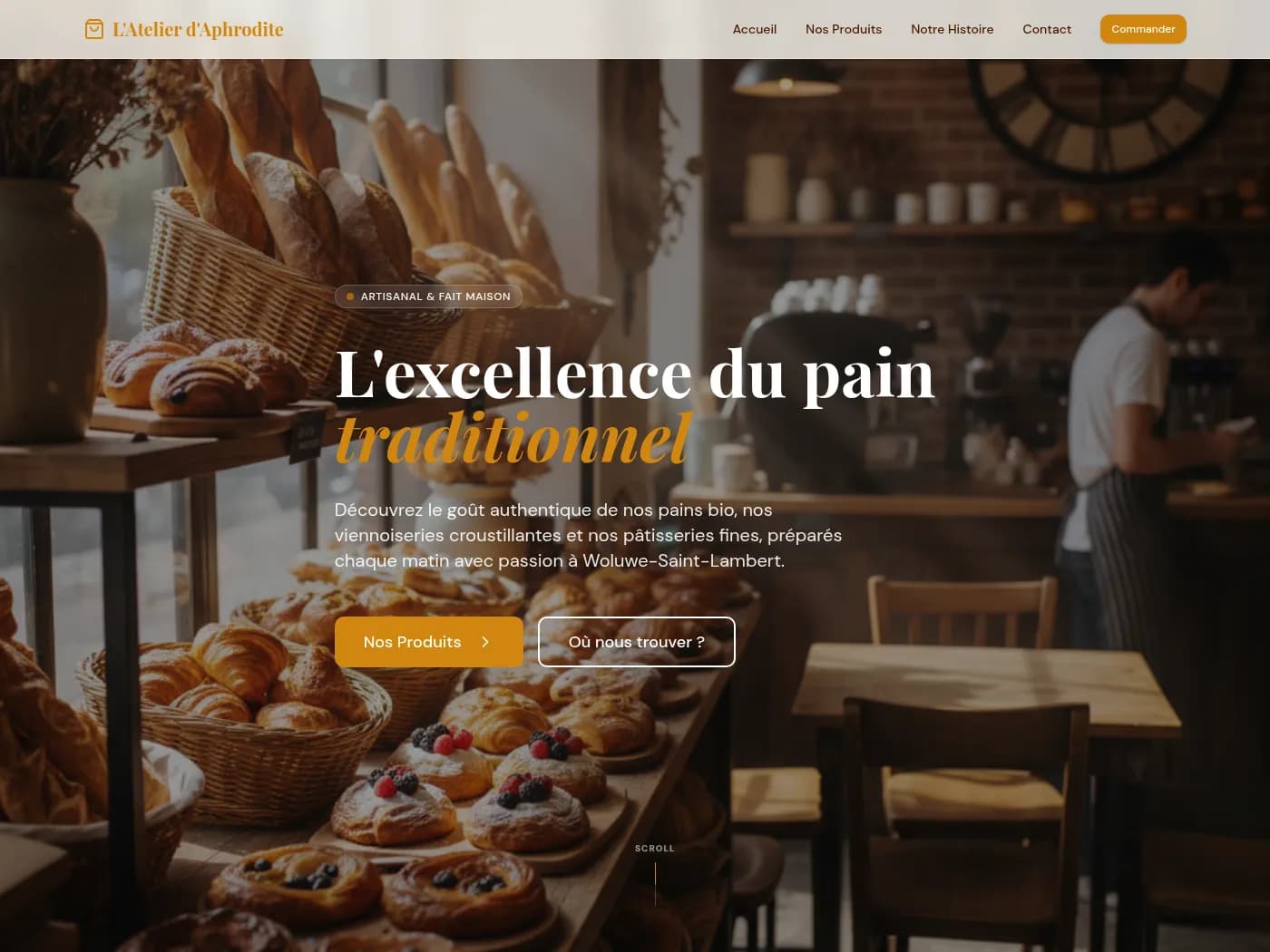 Bakery Showcase Site