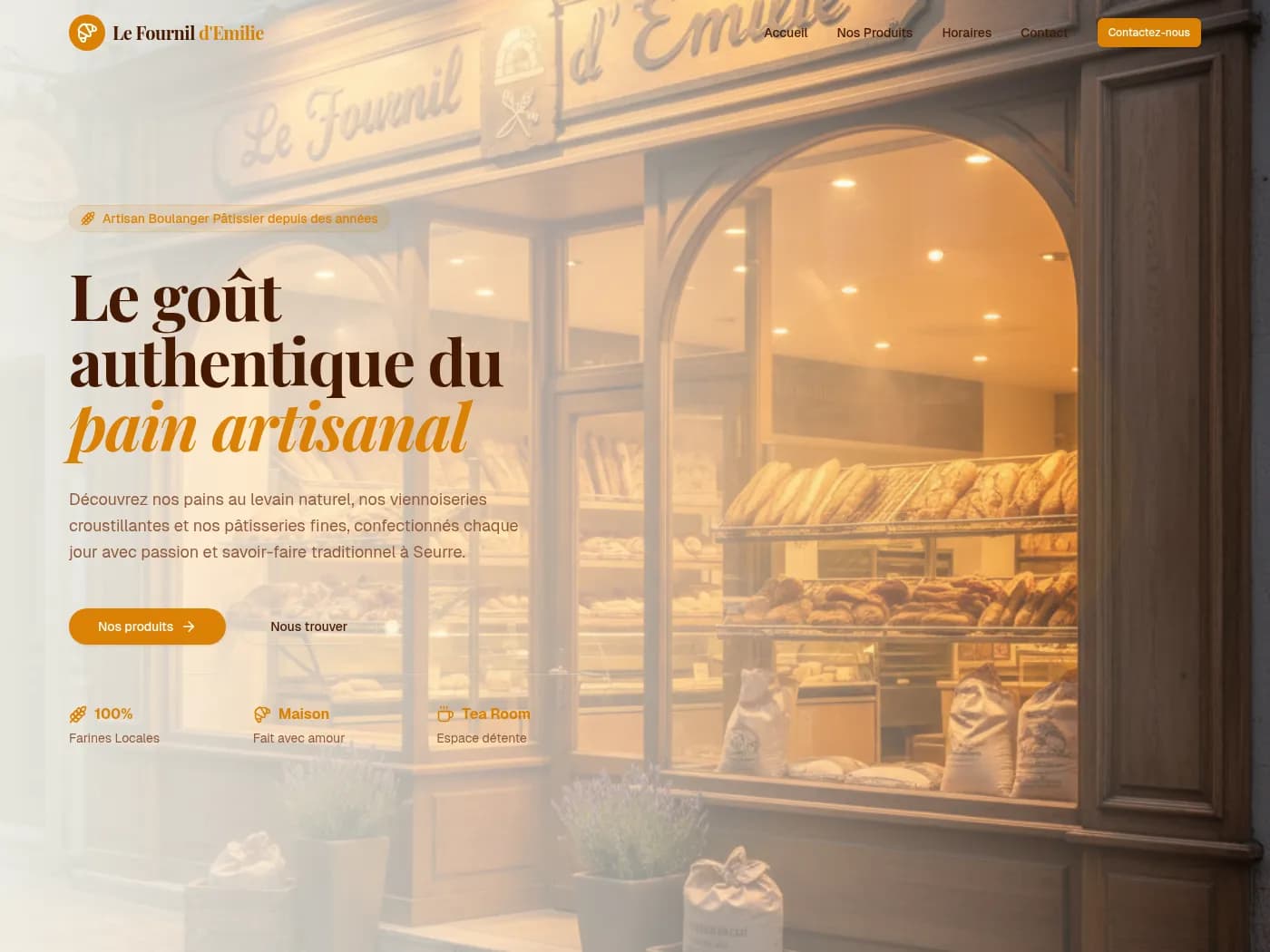 Bakery Showcase Site