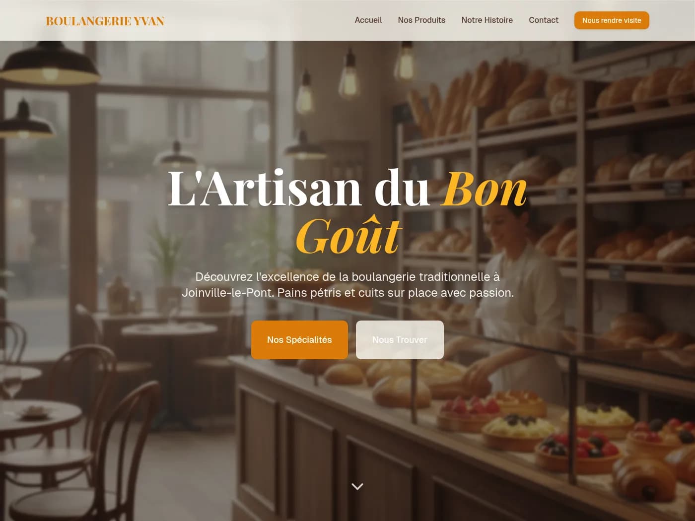 Bakery Showcase Site