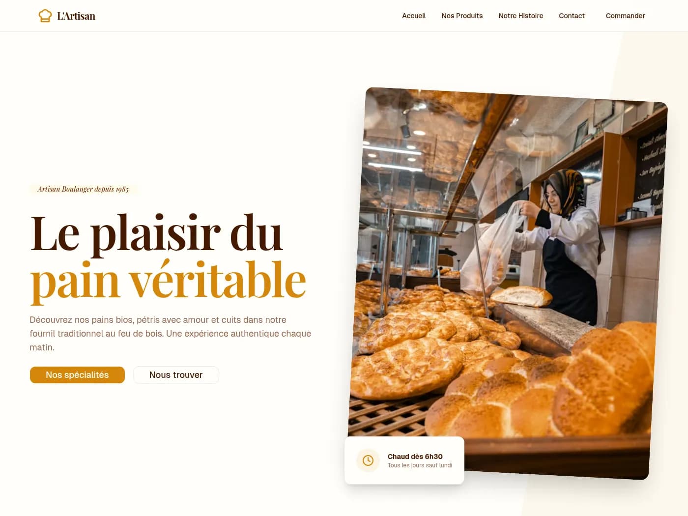 Bakery Web Showcase