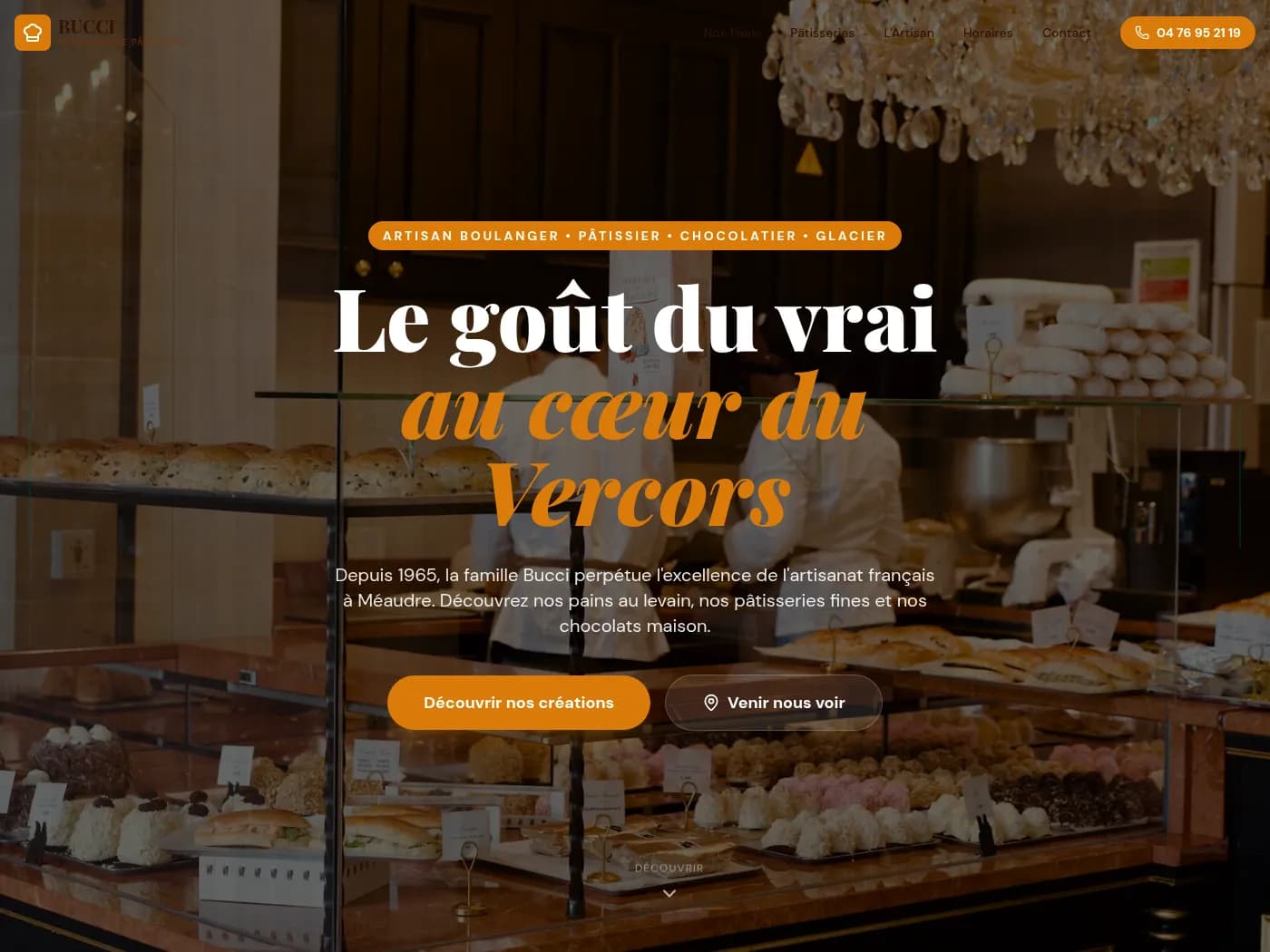 Bakery Web Showcase