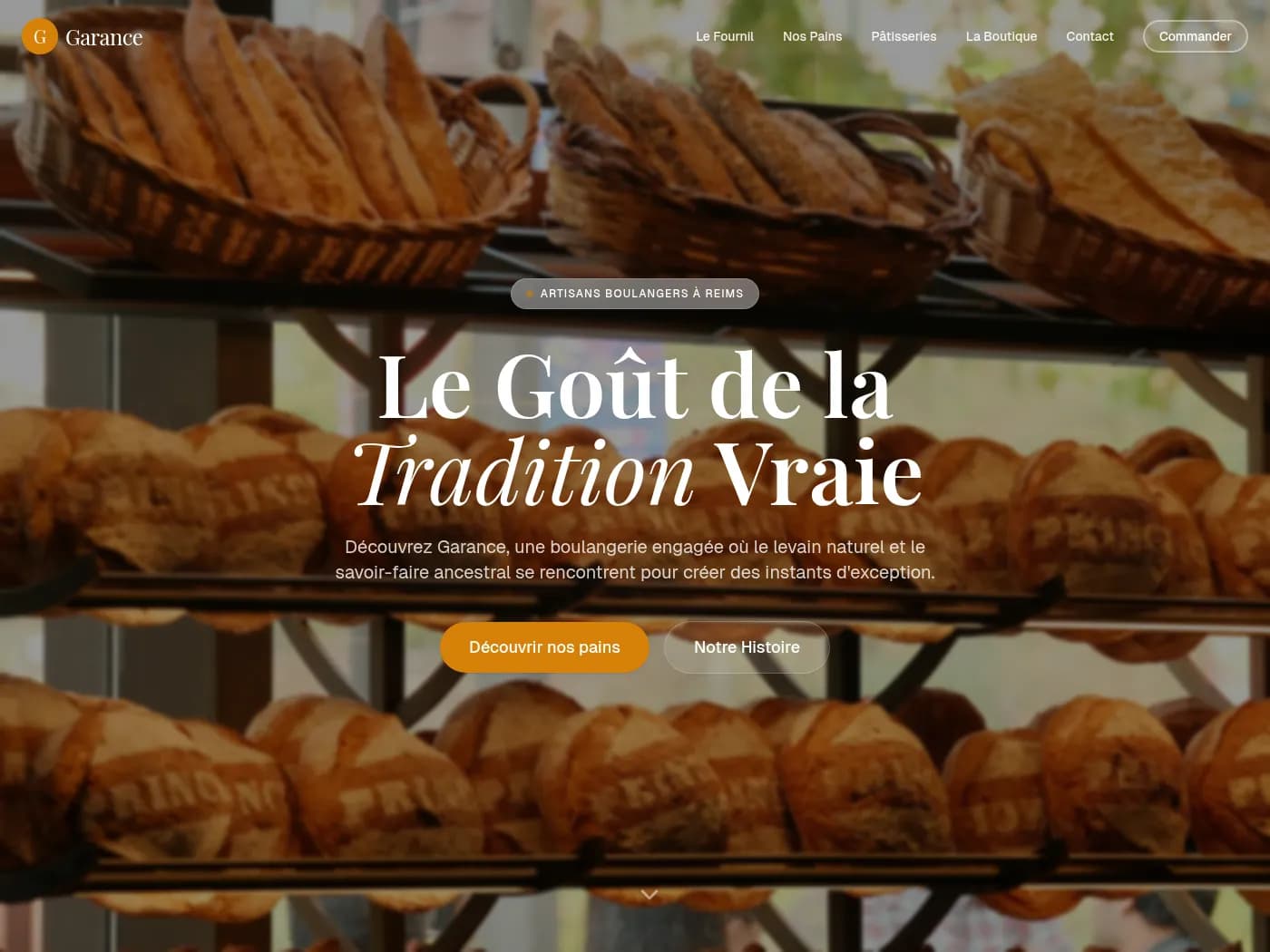 Boulangerie Web Showcase