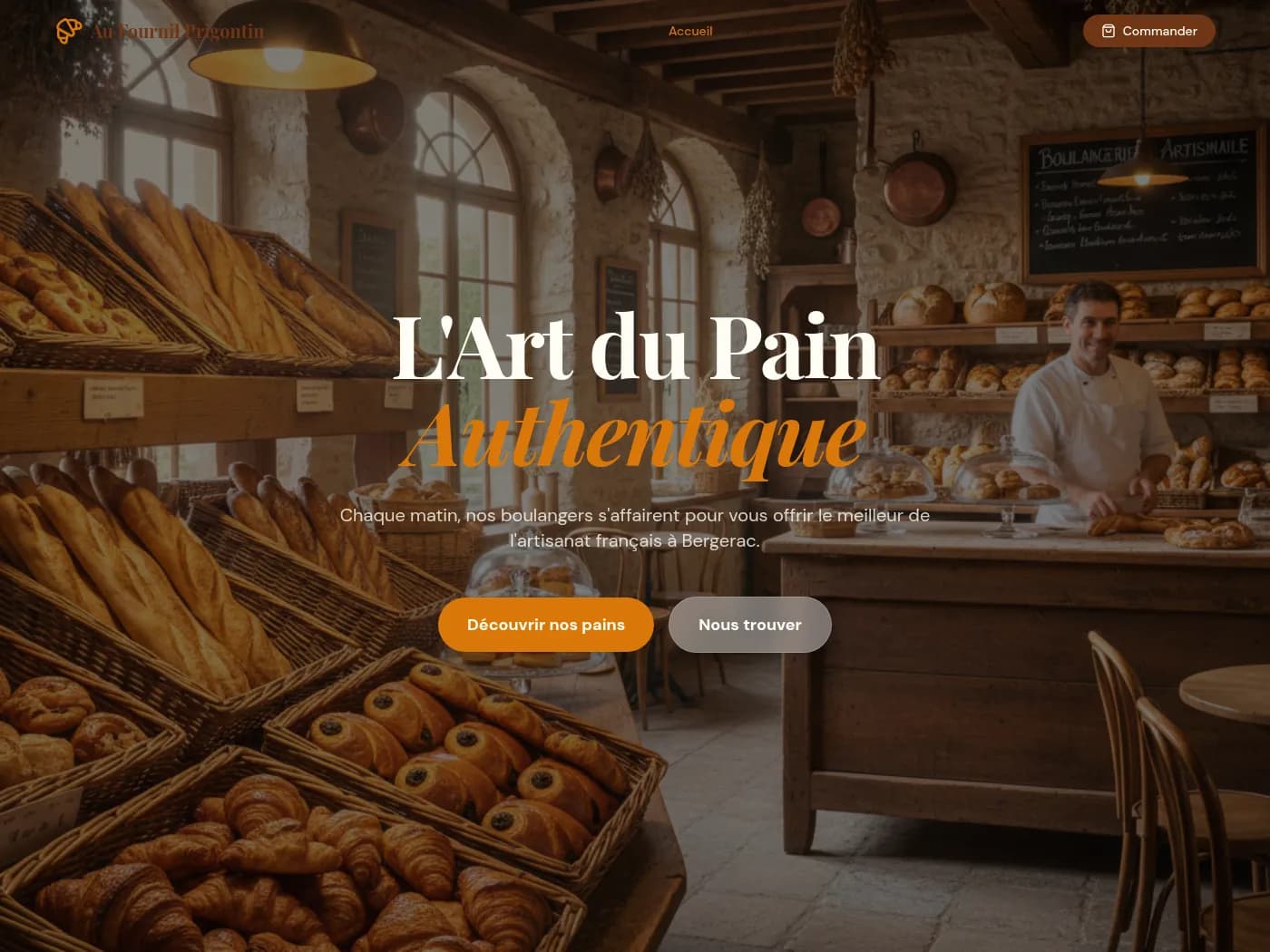 Boulangerie Web Presence