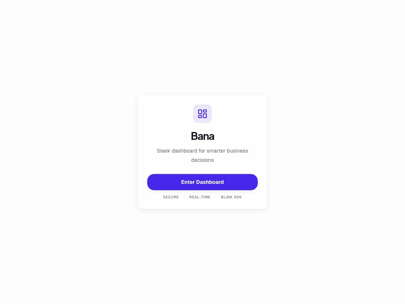 Bana Dashboard