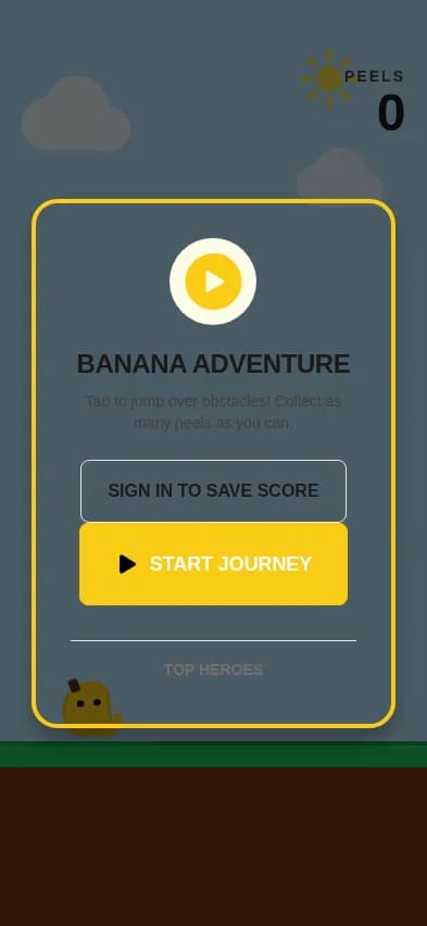 Banana Adventure Game
