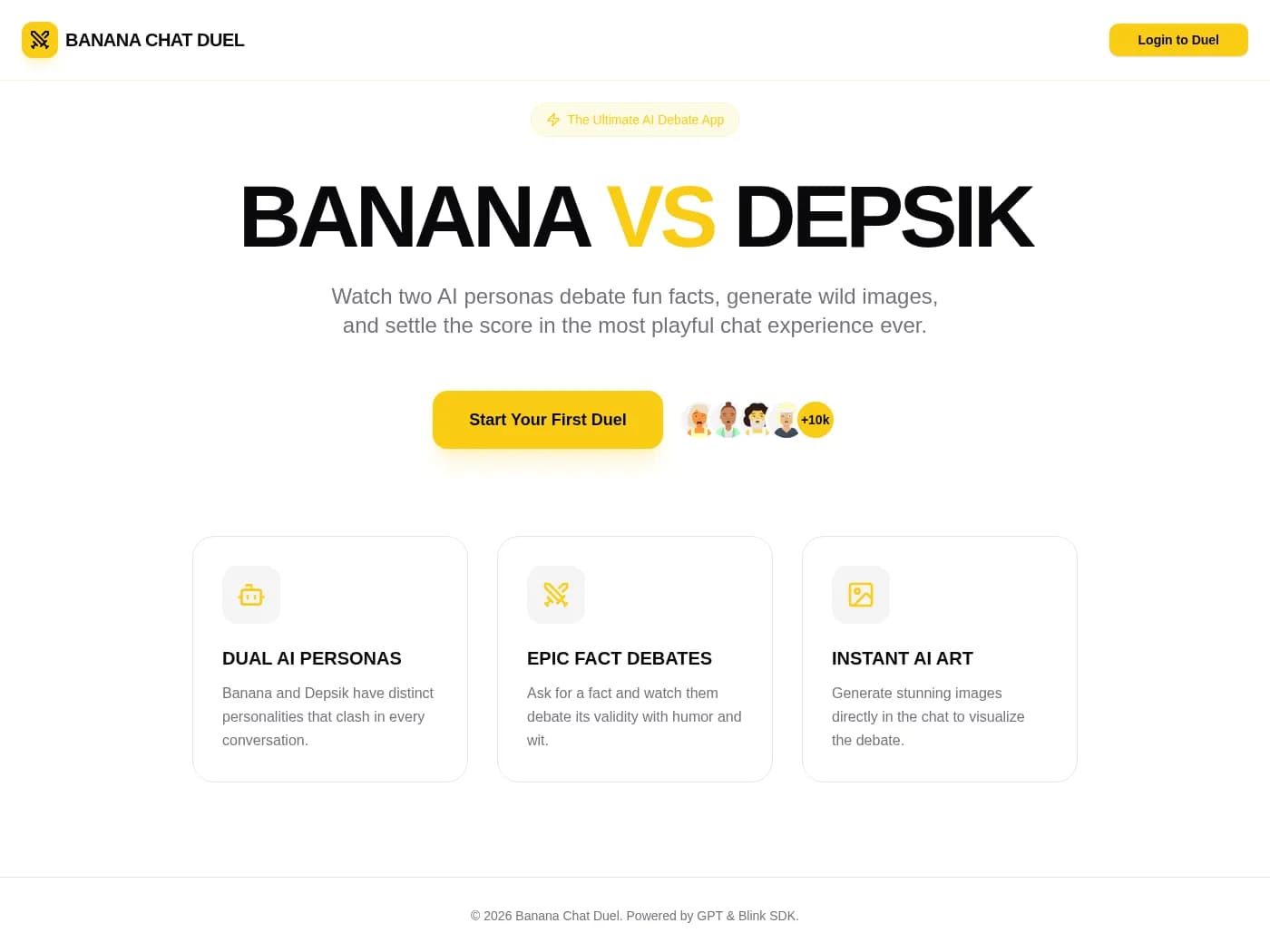 Banana Chat Duel