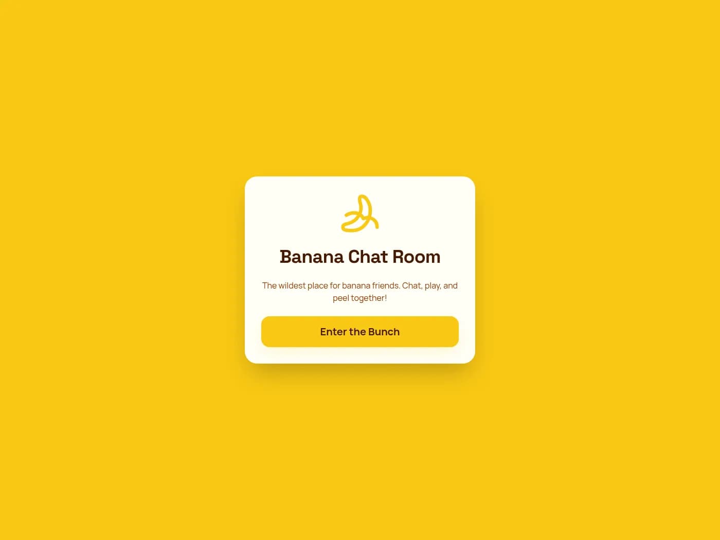 Banana Chat Room