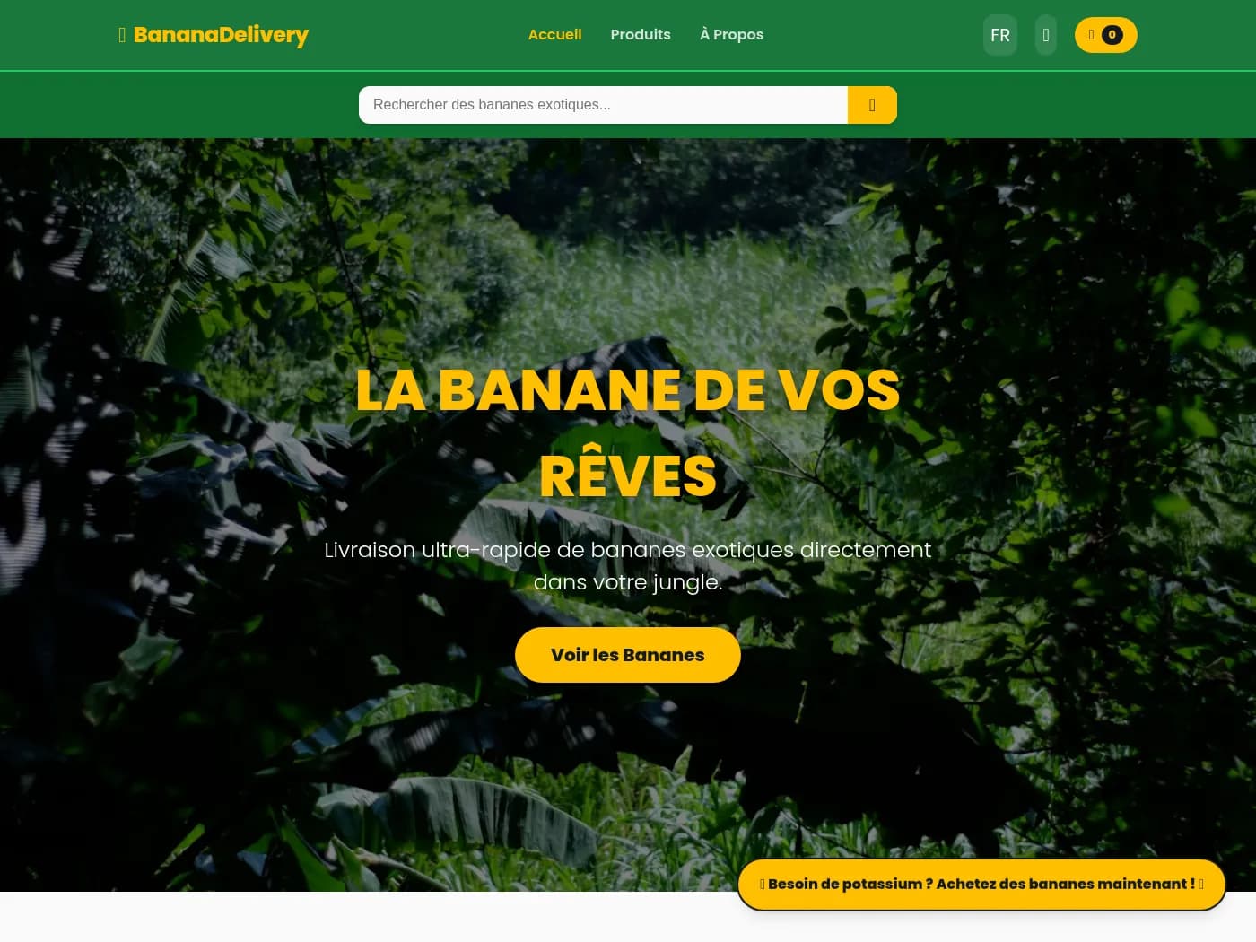 Banana Delivery App