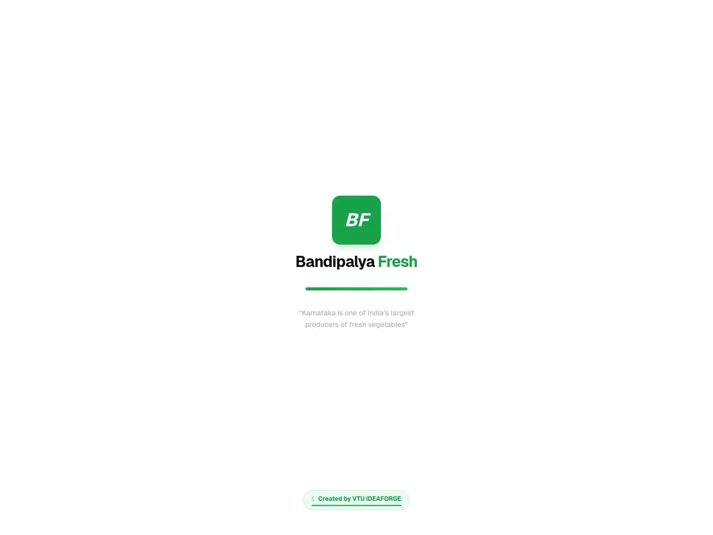 Bandipalya Fresh Web