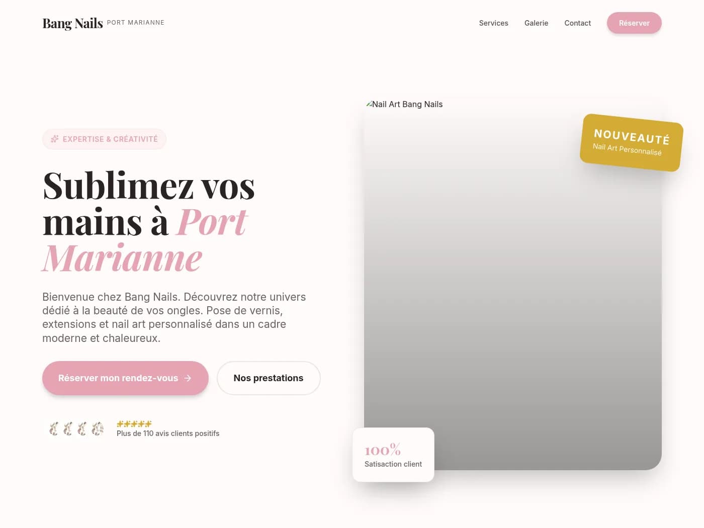 Bang Nails Vitrine