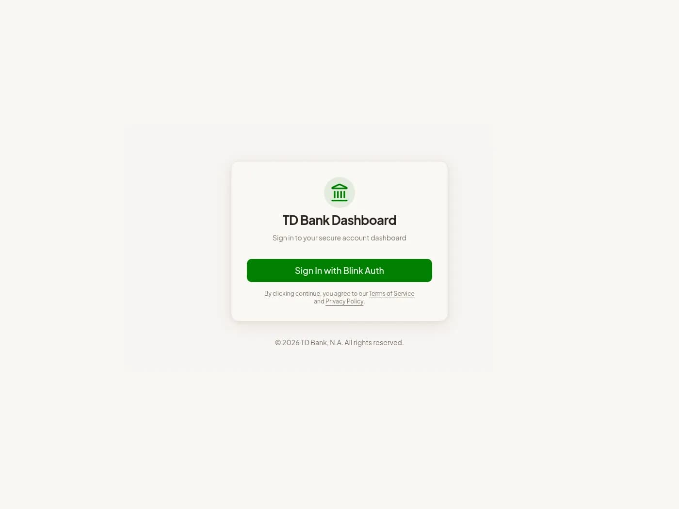 Bank Account Dashboard