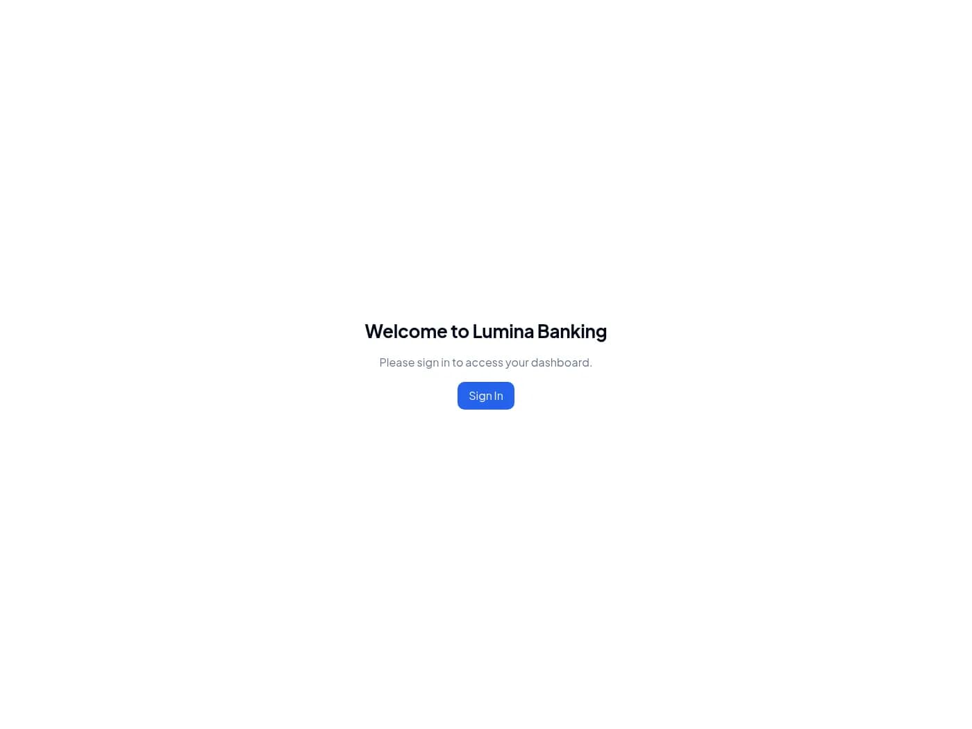 Bank App Dashboard