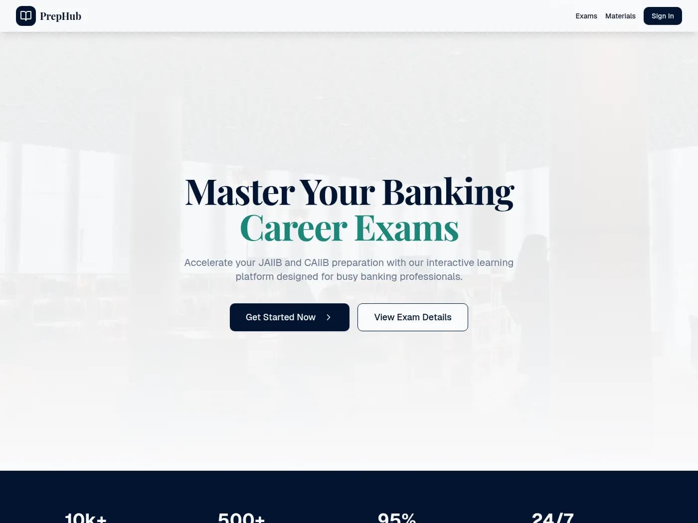 Bank Exam PrepHub