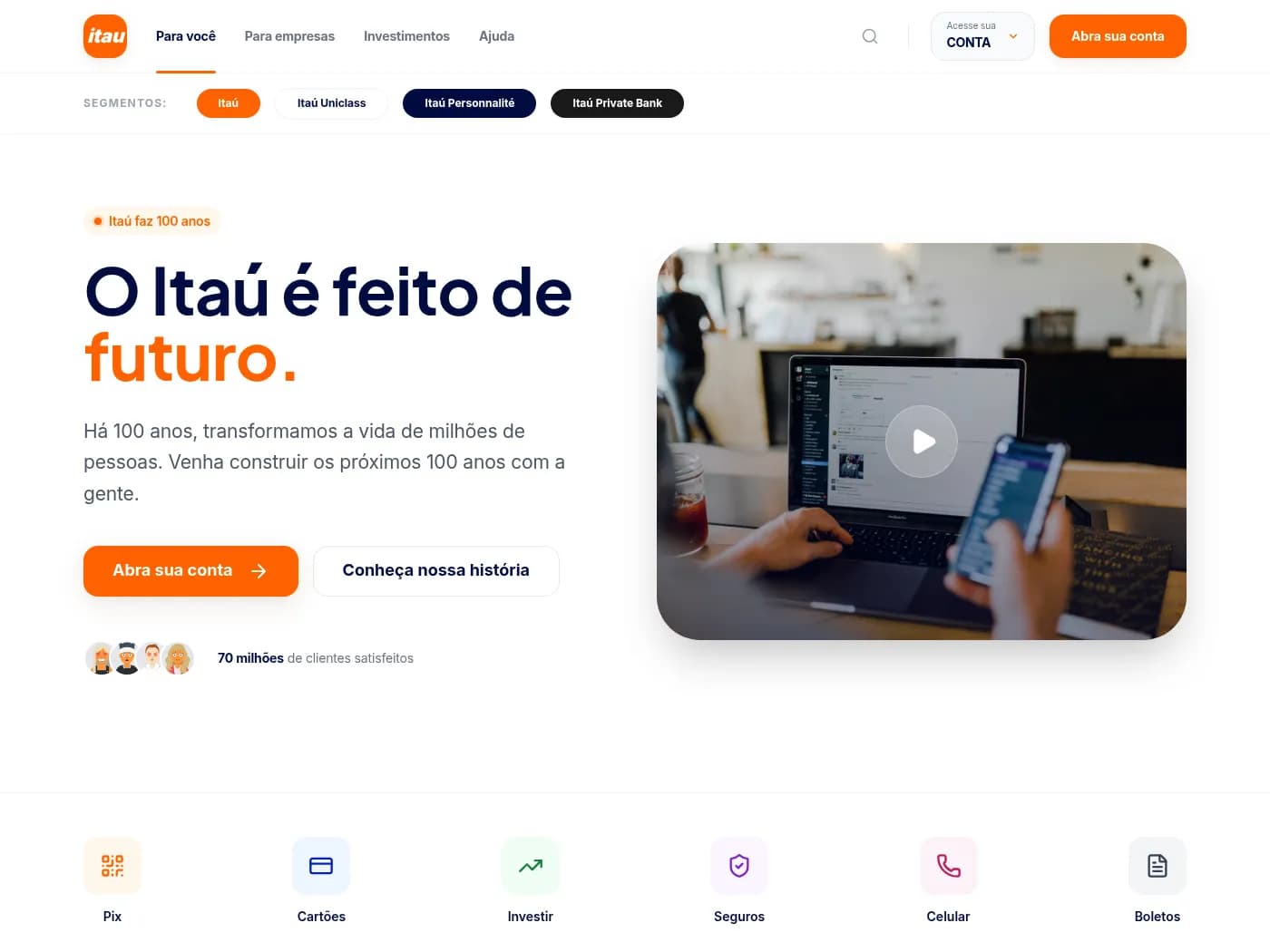 Bank Homepage Clone