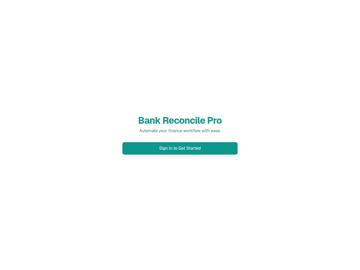 Bank Reconcile Pro