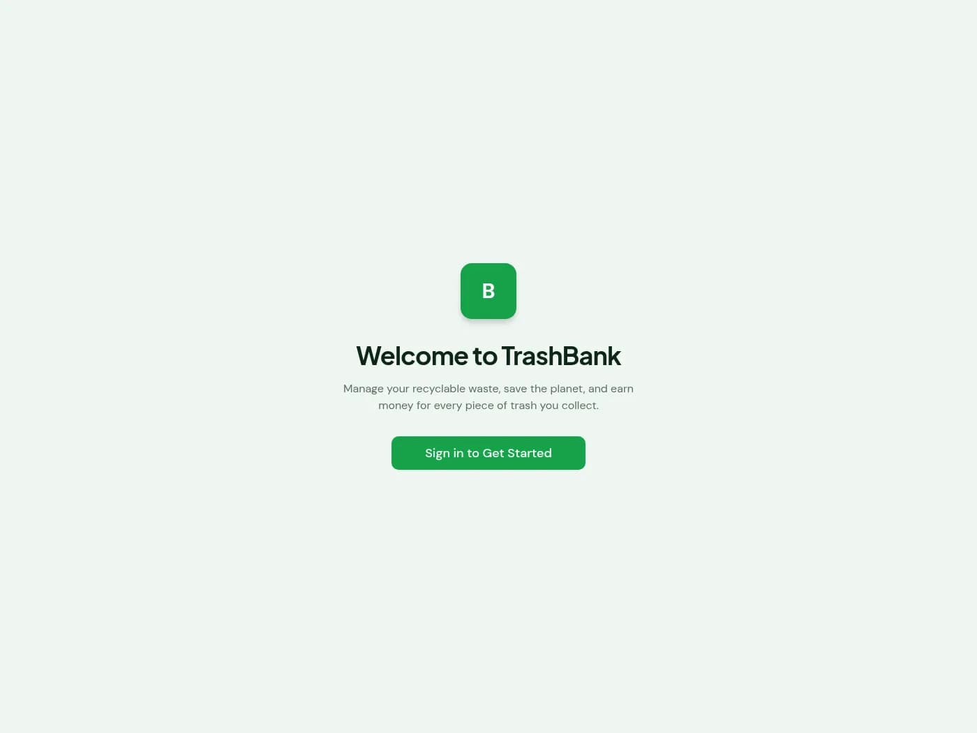 Bank Sampah Manager