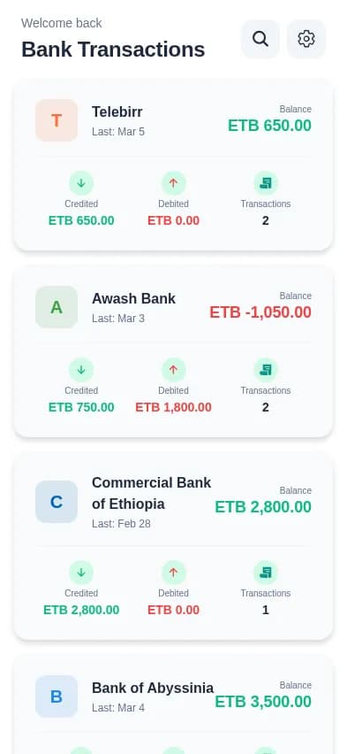 Bank SMS Tracker