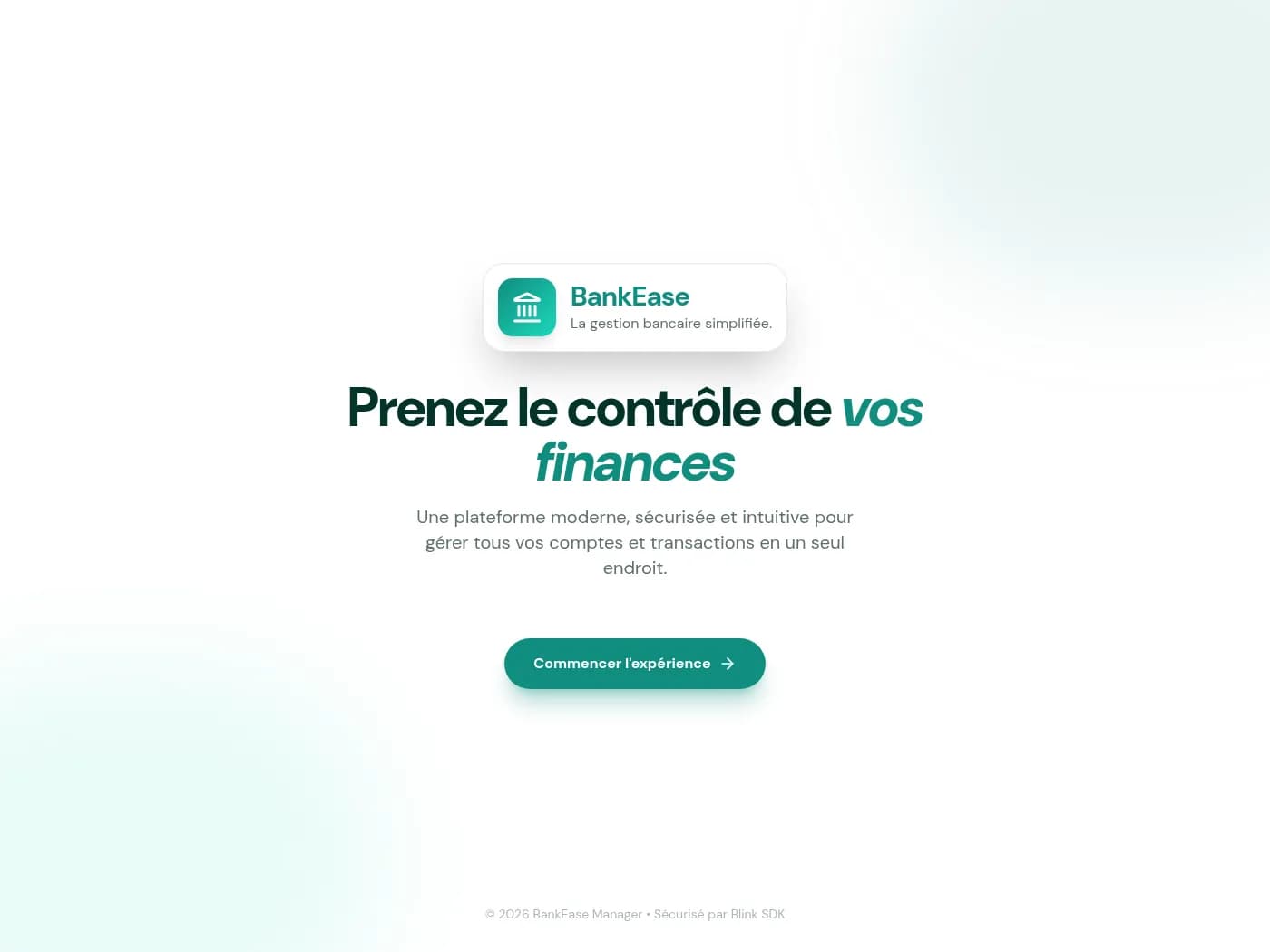 BankEase Manager