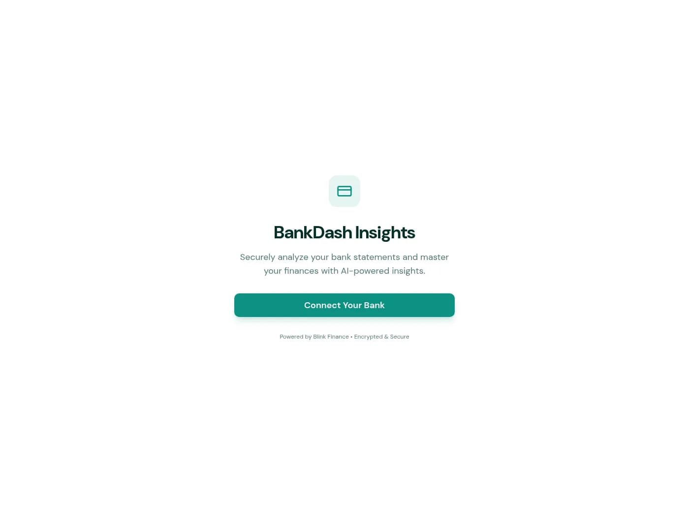 BankDash Insights
