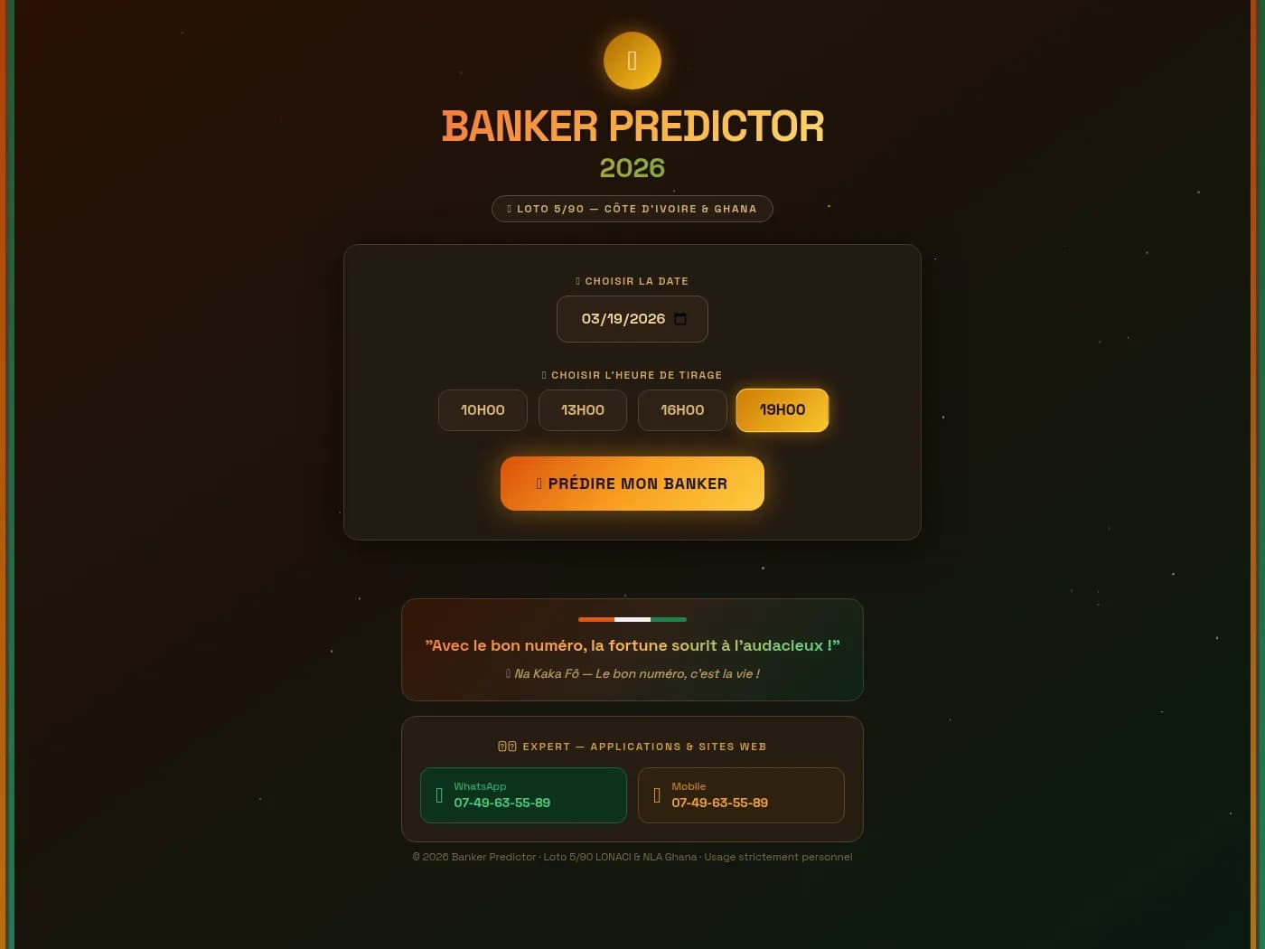Banker Predictor 2026