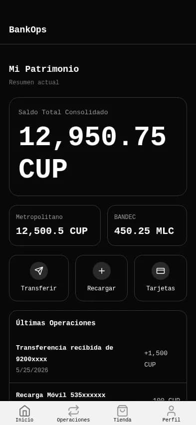 BankOps Cross-Platform App