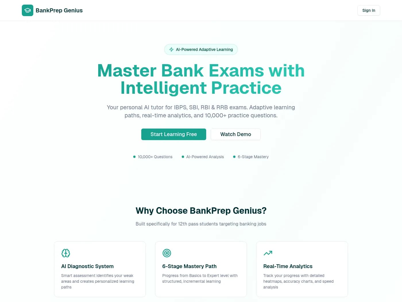 BankPrep Genius