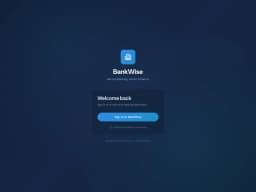 Bankwise User Dashboard