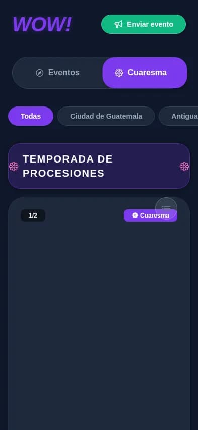 Procesión Banner Moderno
